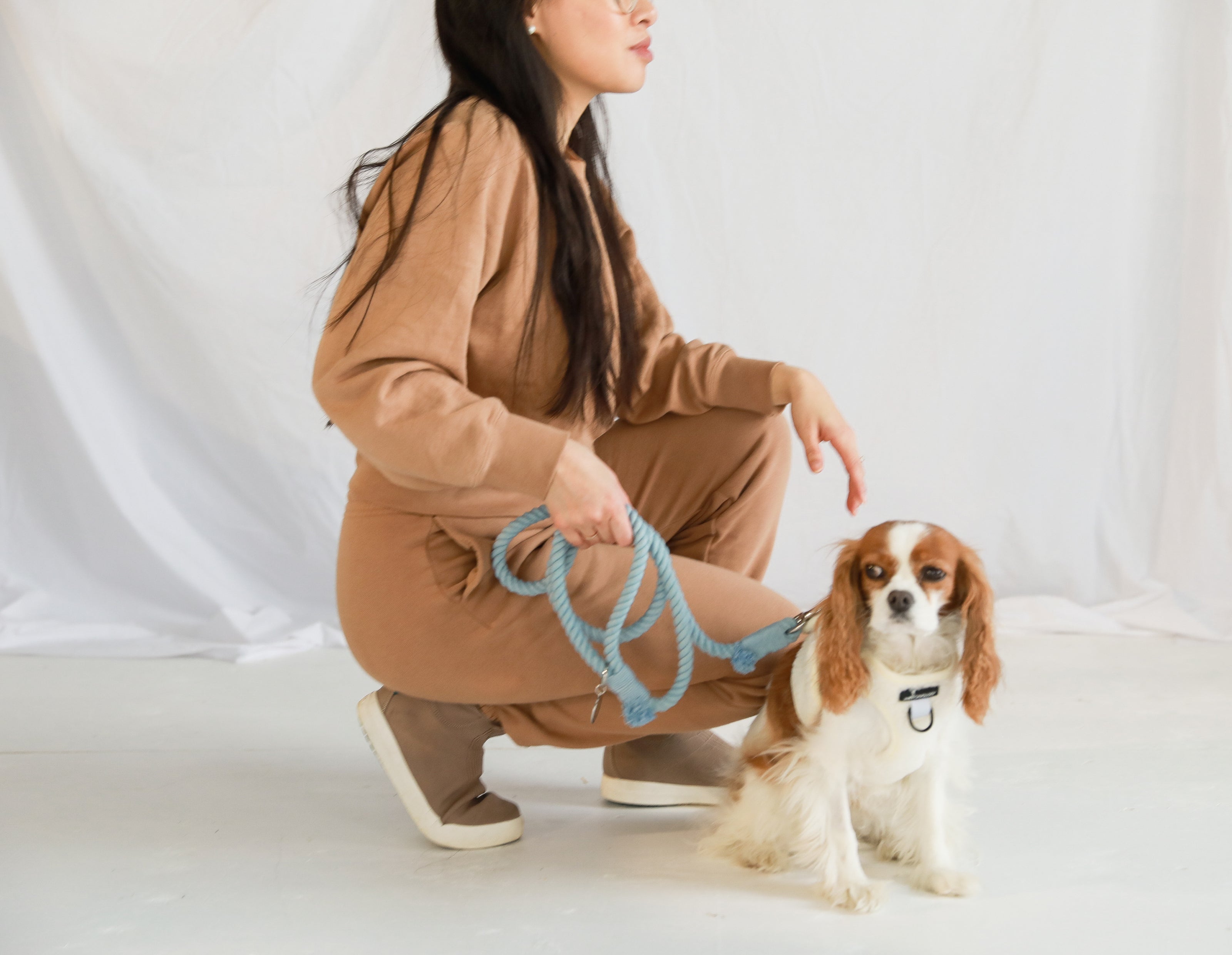 ROPE LEASH - Sky Blue